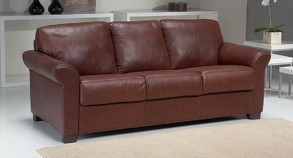 SOFA KULIT ASLI MINIMALIS TYPE 3 SEAT