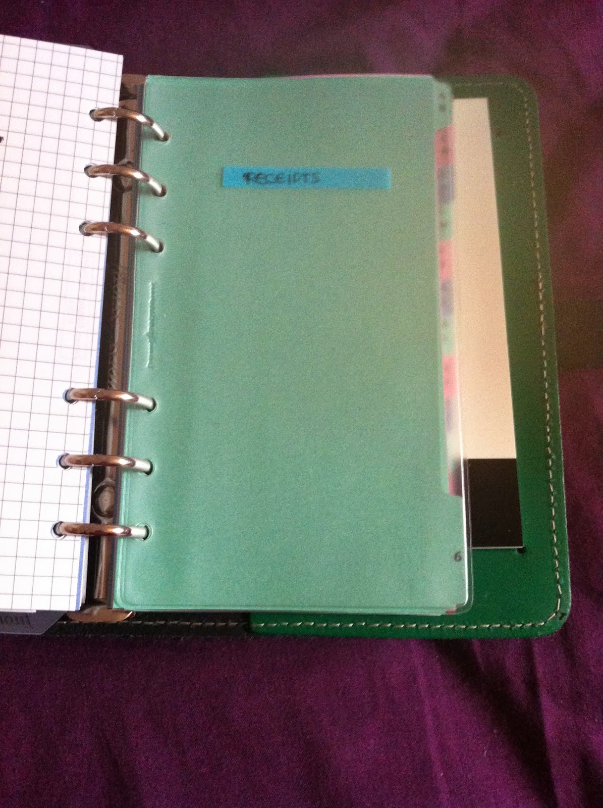 The University Project: Filofax Original Set Up