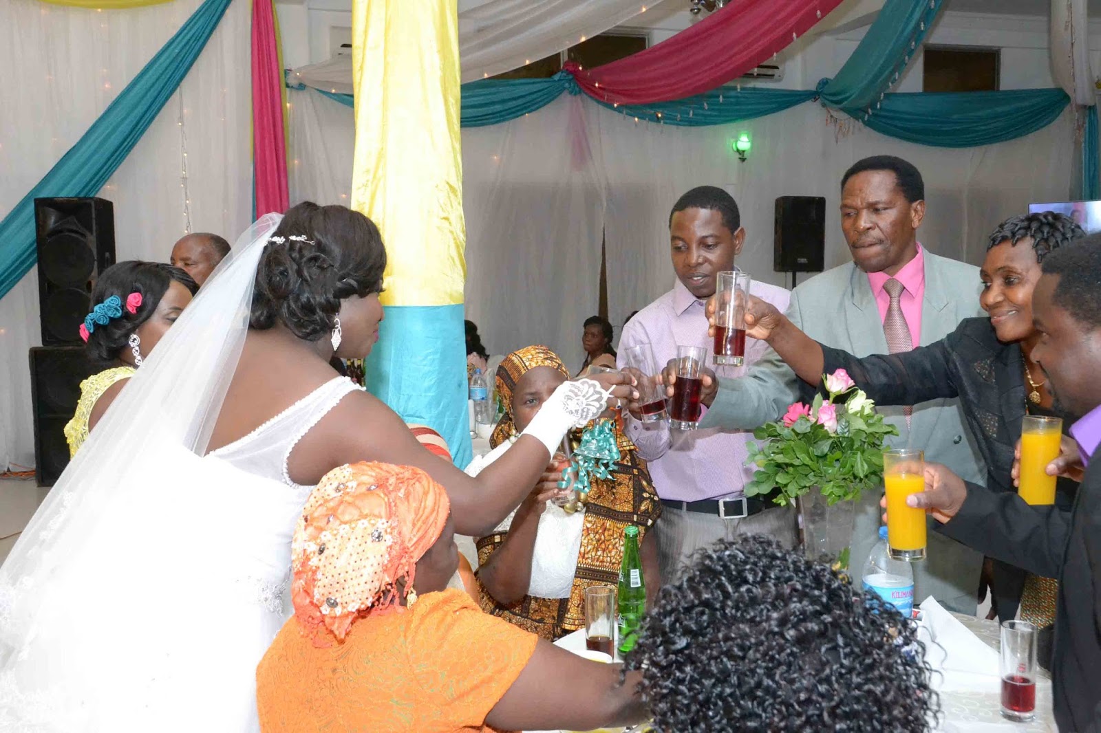Ezra & Antonia Wedding Ceremony Held at Sinza Multpurpse Hall Dar es ...