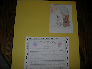 Over the 1st Grade Rainbow: Writing About the Easter Bunny FREEBIE