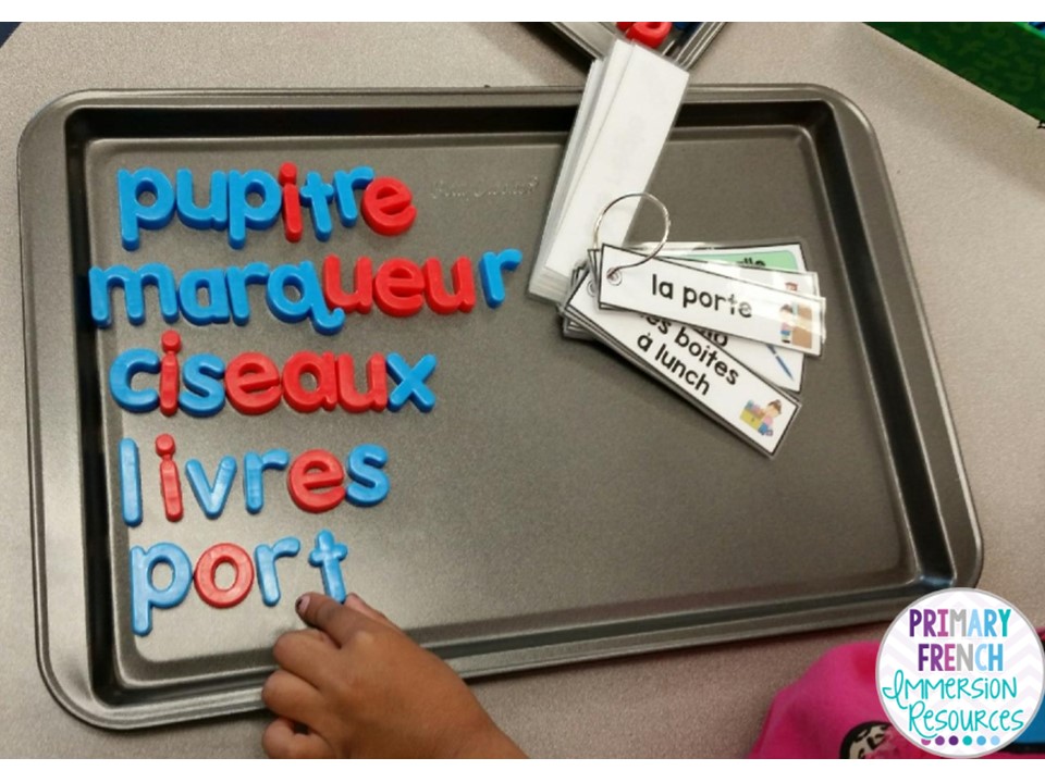 Centre ideas for FSL - Primary French Immersion Resources