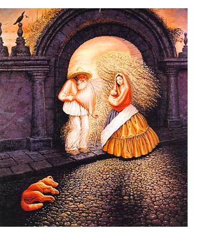 Optische illusies en gezichtsbedrog: Gezichtsbedrog schilderijen