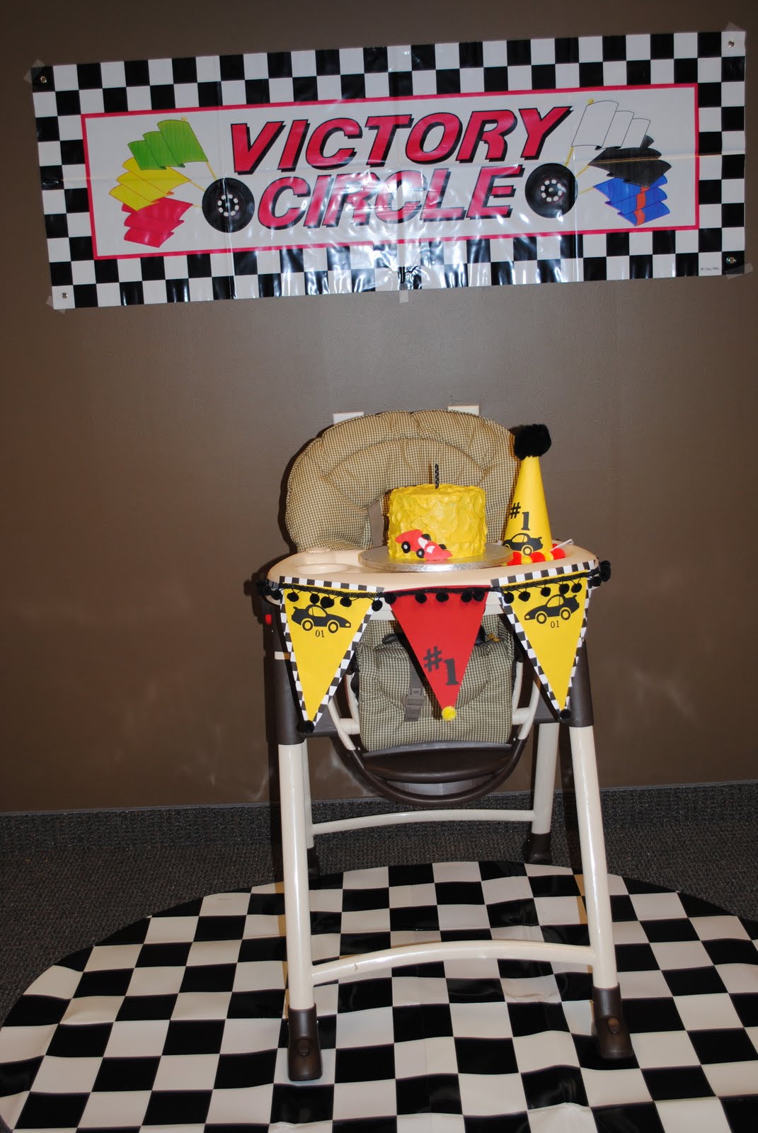 The Smith Family: Boston's 1st Birthday Party--VROOM!!!!