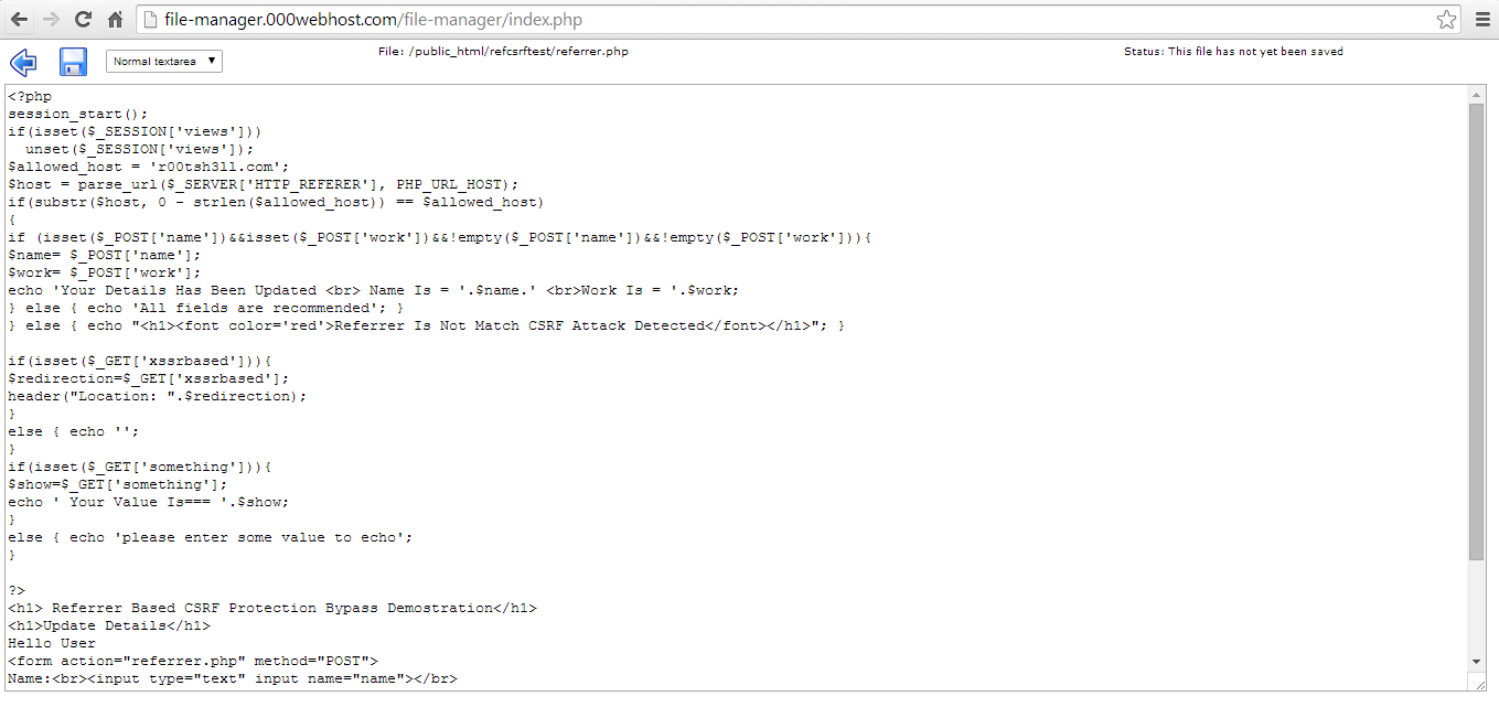 Web Security Geeks - The Security Blog: Referrer CSRF Bypass ( Not ...