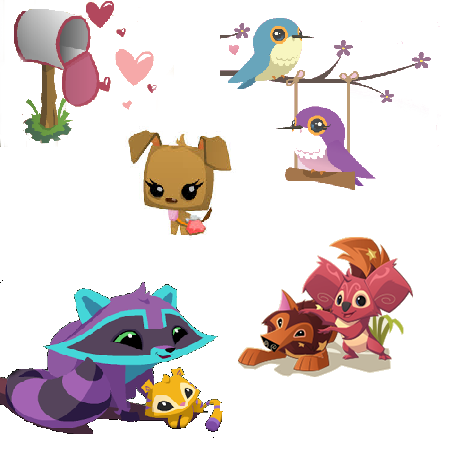 My Little Jammers: Heart cape + Heart Cloud + DIY Animal Jam Valentines ...