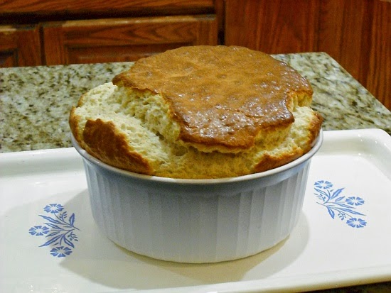 CorningWare 411: Blue Cheese in French Bleu - Gorgonzola & Walnut Souffle