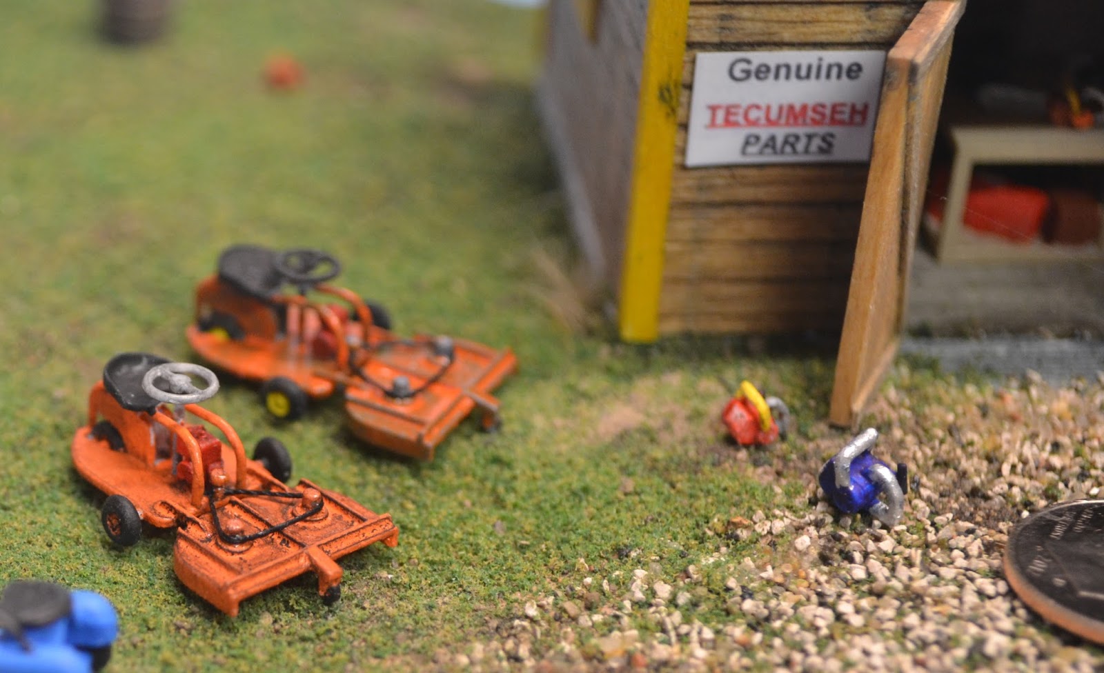 Nirvana Valley Model Railroad: Lawn Mower/Small Engine repair shop ...