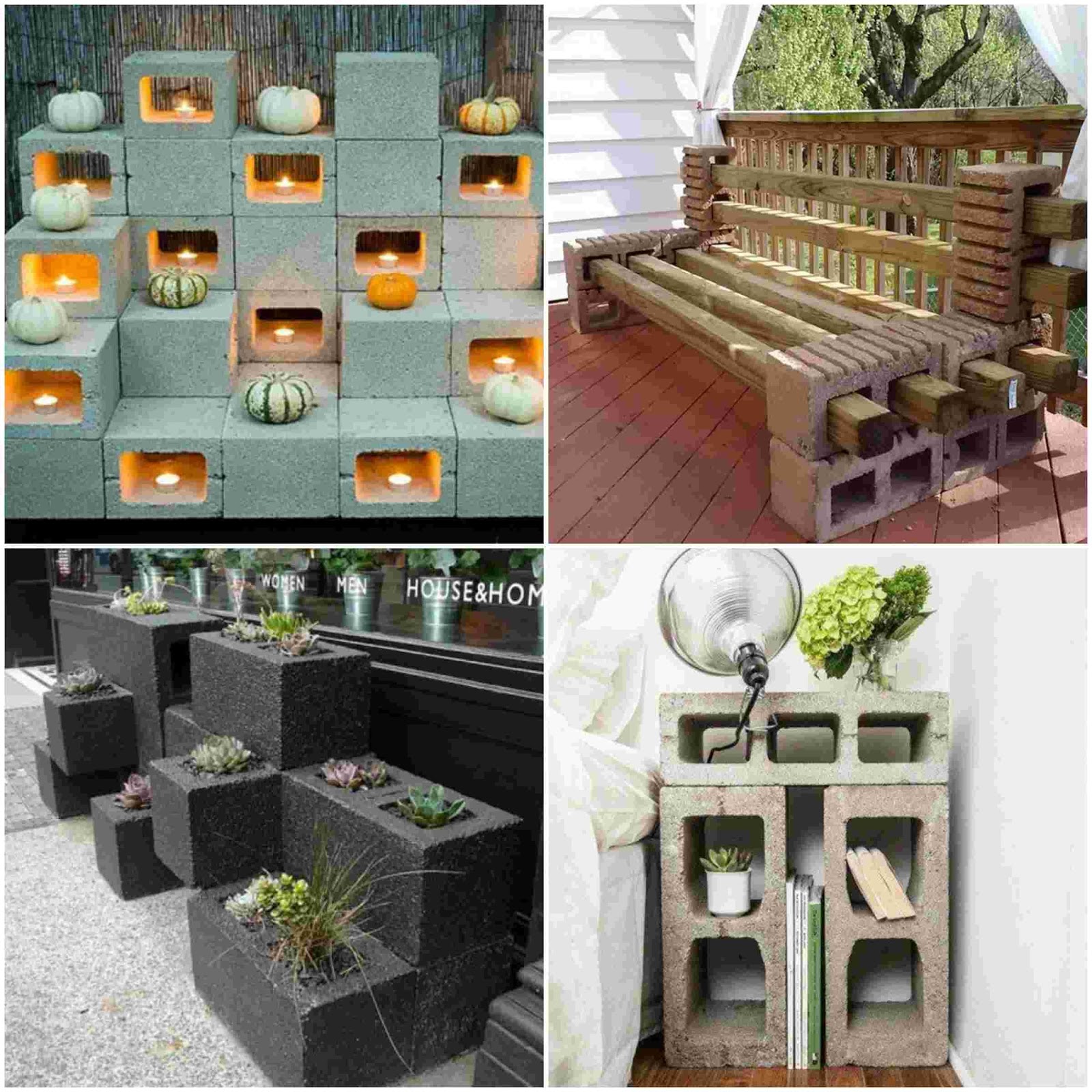 19 Diy cement blocks projects that will save you a lot of money - Diy ...