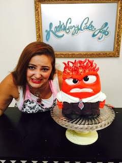 Frosted Art: Inside Out Movie- Anger Character Cake- Cake Decorating- Video