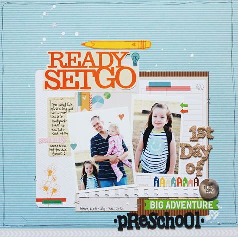 One Scrappin' Mama : another layout for American Crafts
