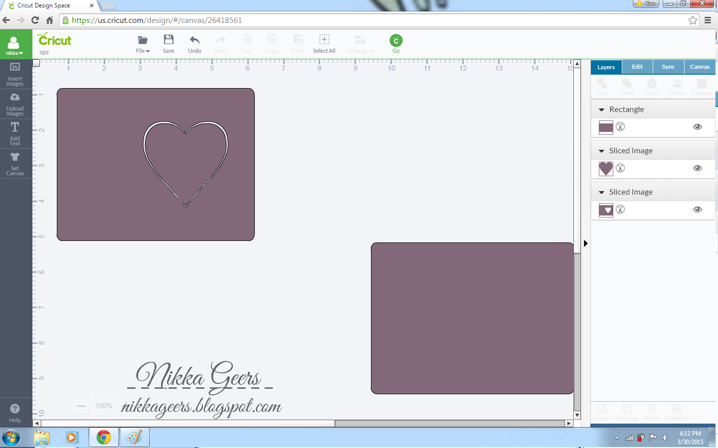 Create your Vision: Cricut Explore Tutorial - Partial Die Cut A Window