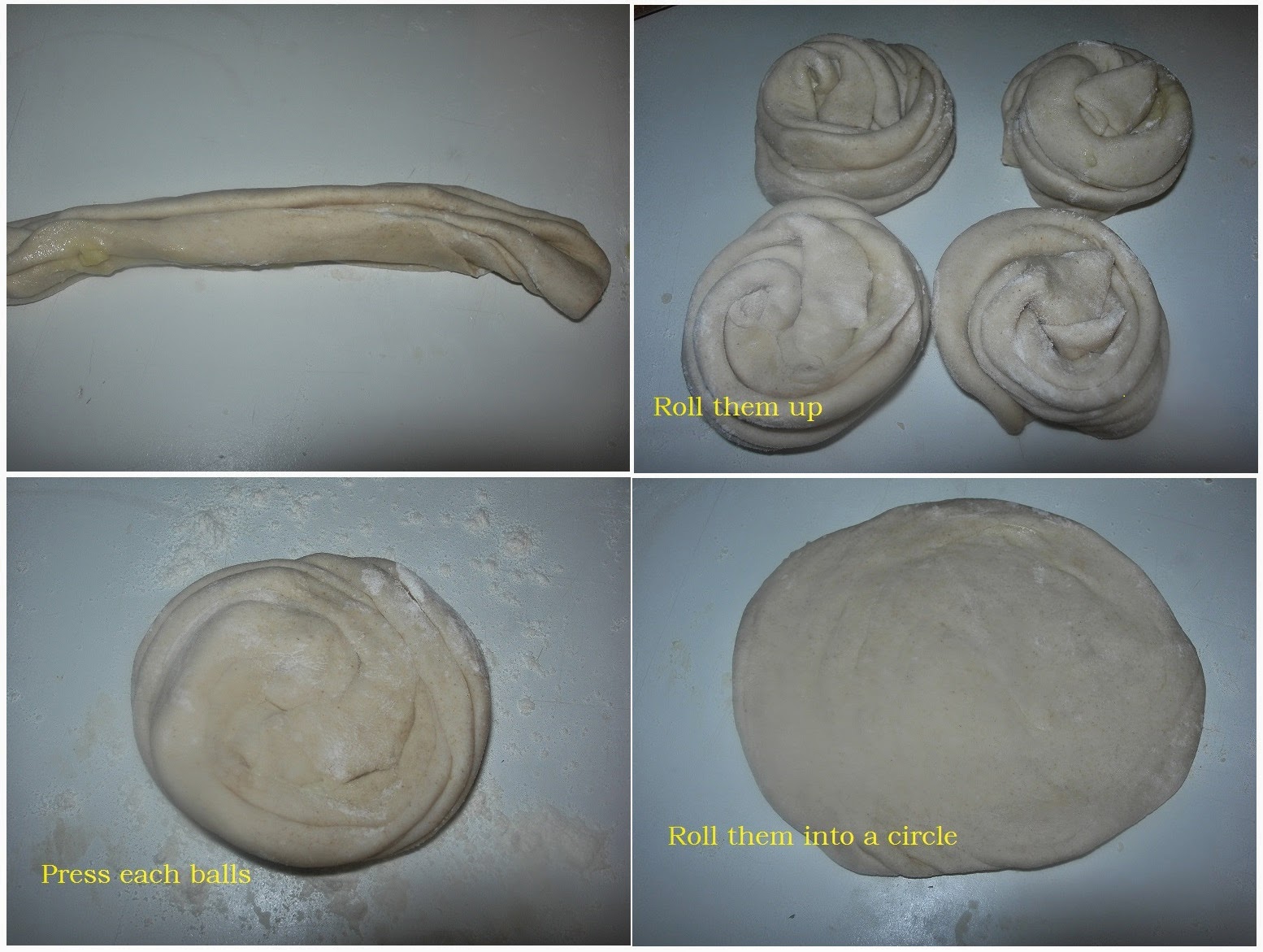 My Kitchen Treasures: Layered Paratha