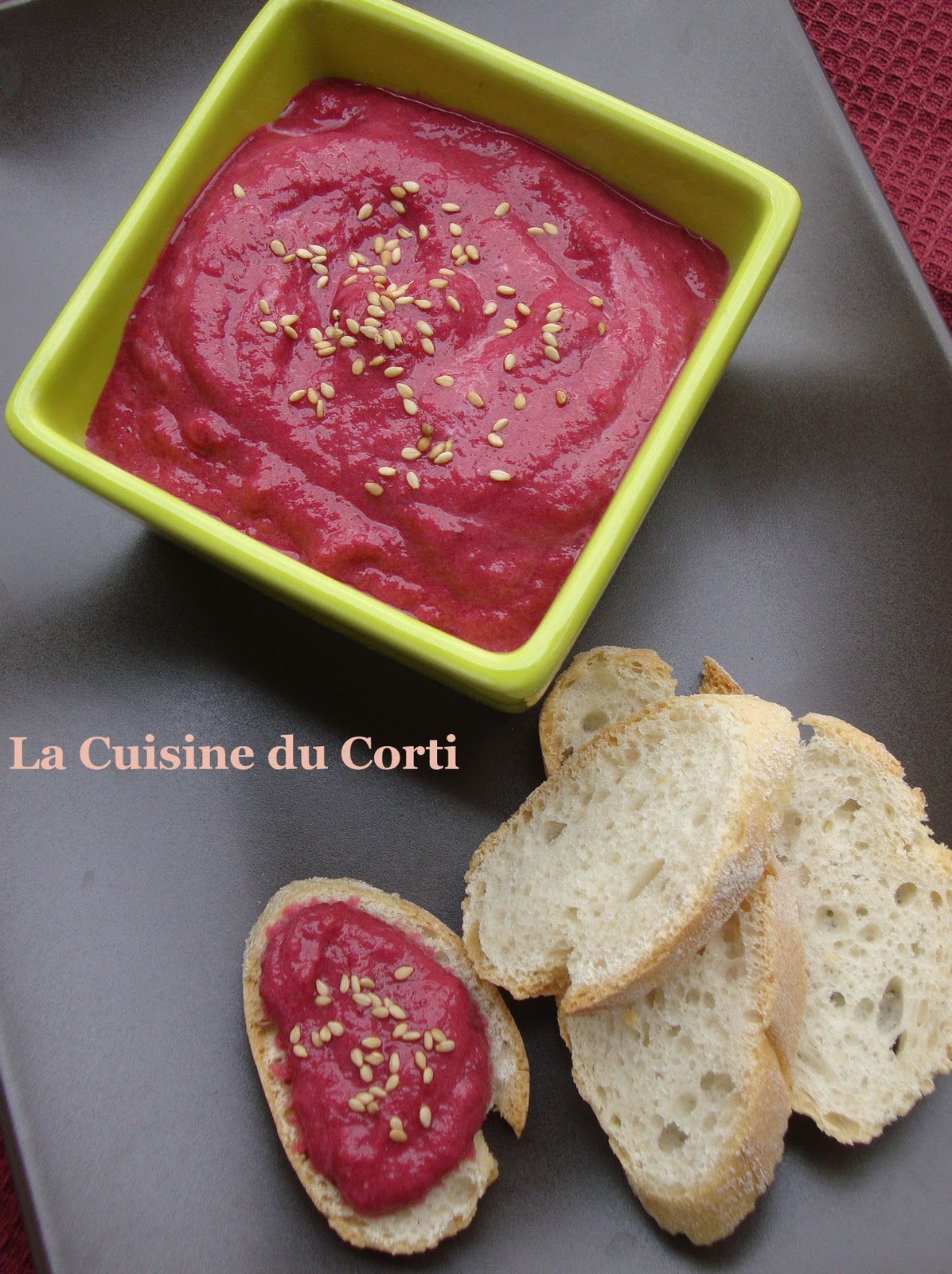 La Cuisine du Corti: Crème de betterave au gingembre