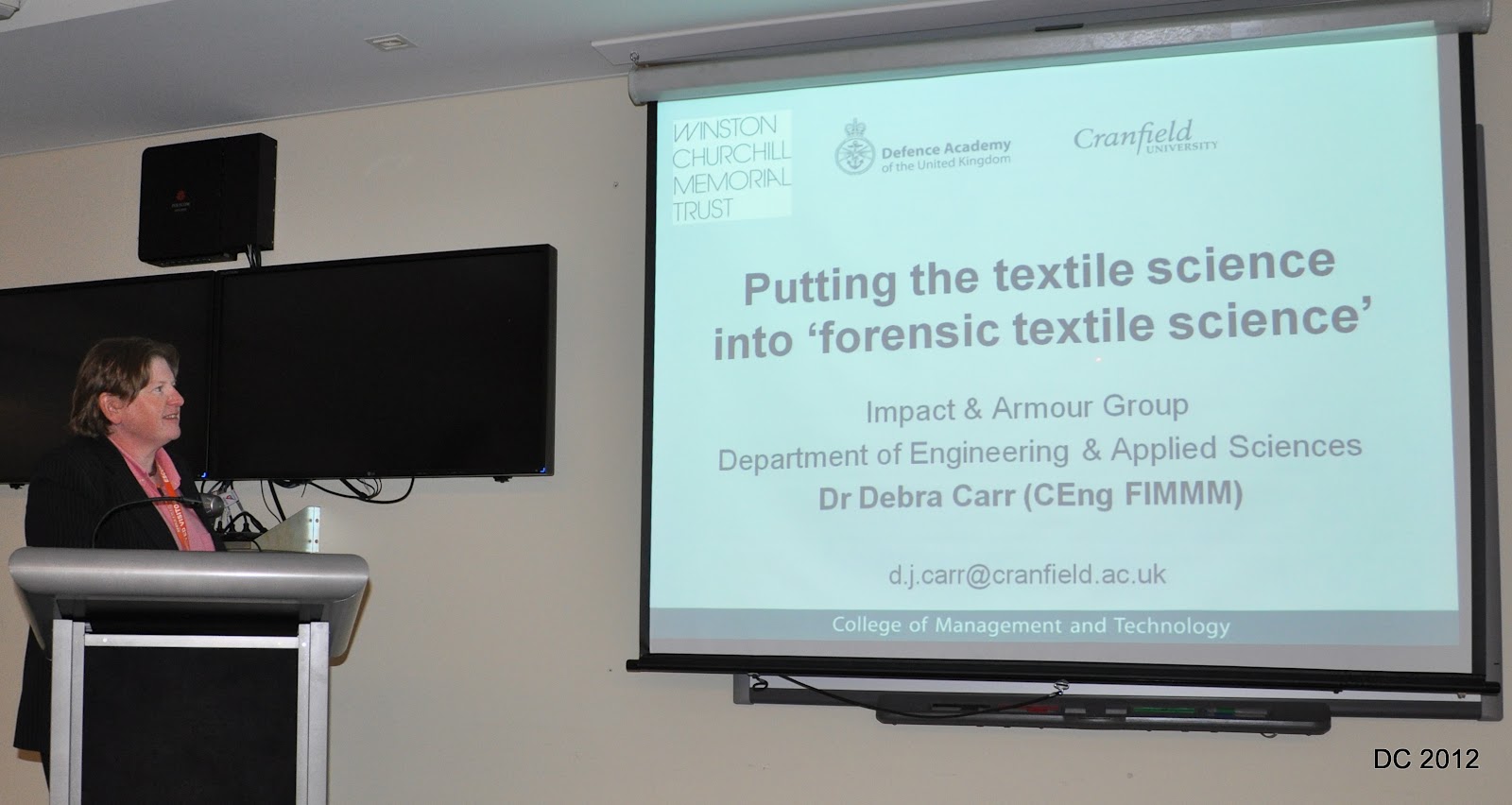 Forensic textile science: Hair, textile damage and a little sightseeing