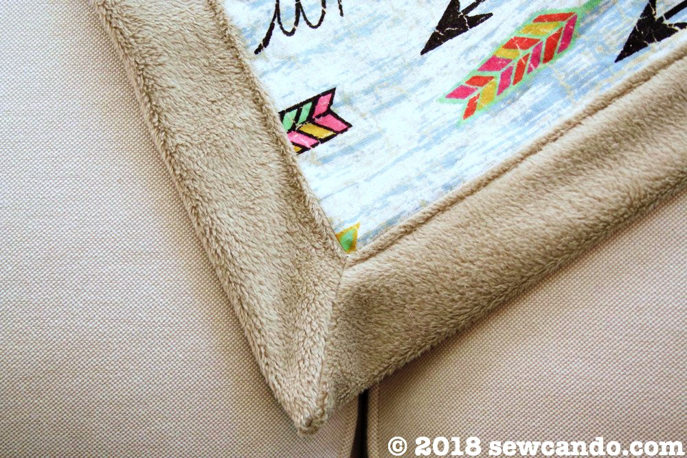 Sew Can Do: Easy Project Time: Love Cuddle Self Binding Blanket