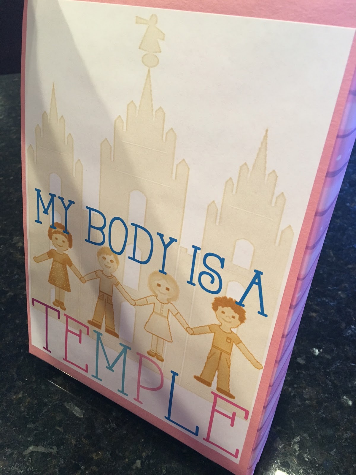 Primary Activity Ideas: My Body Is A Temple - Learning and Living the ...