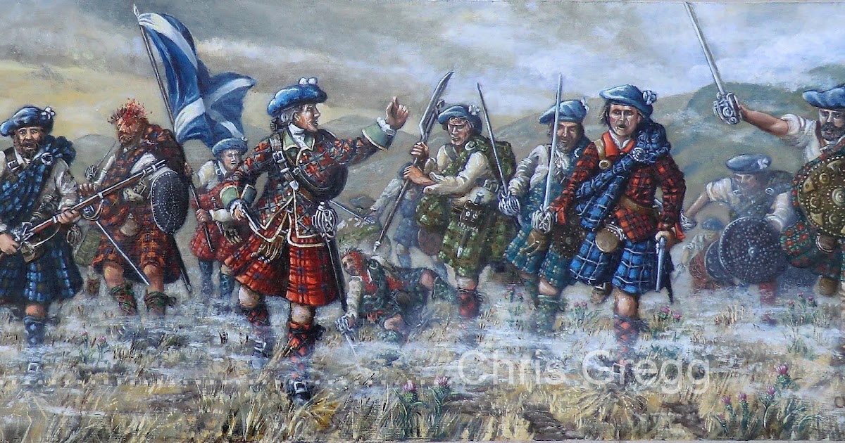 Painting Battle Jacobite Uprising