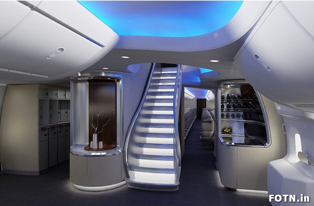Wallpapers: First Look Inside the Boeing 747-8 Airplane