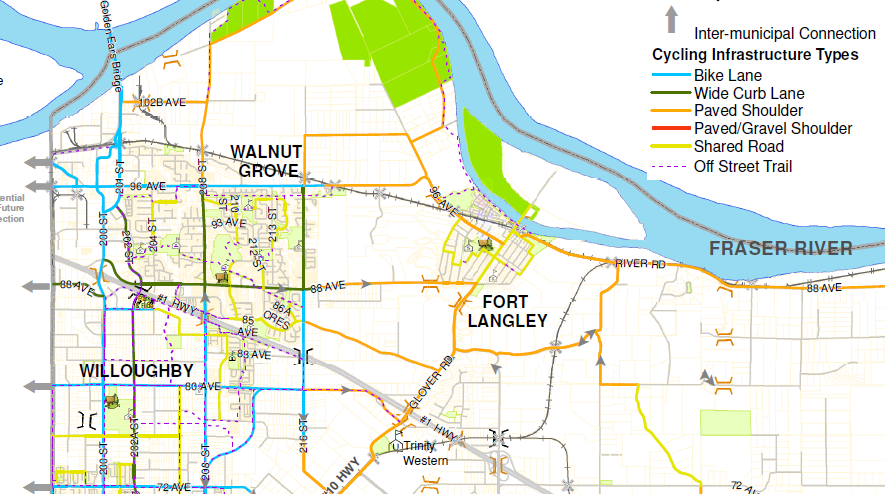 The South Fraser Blog: Township of Langley – Ultimate Cycling Network