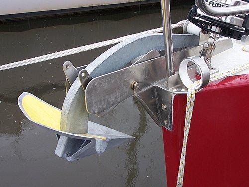 l'entretien d'un bateau: Davier de bateau