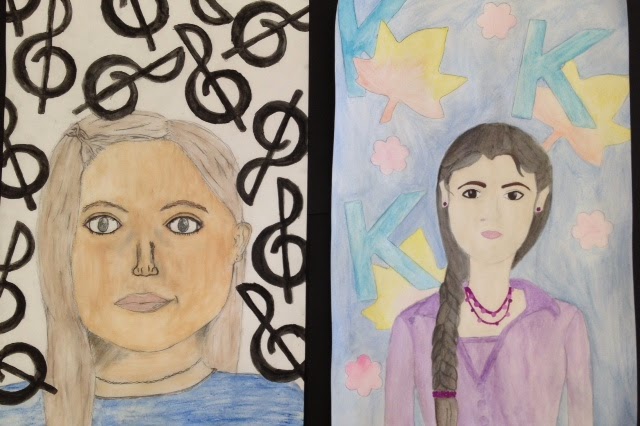 Ms. D's Art Room: 7th Grade Self-Portraits