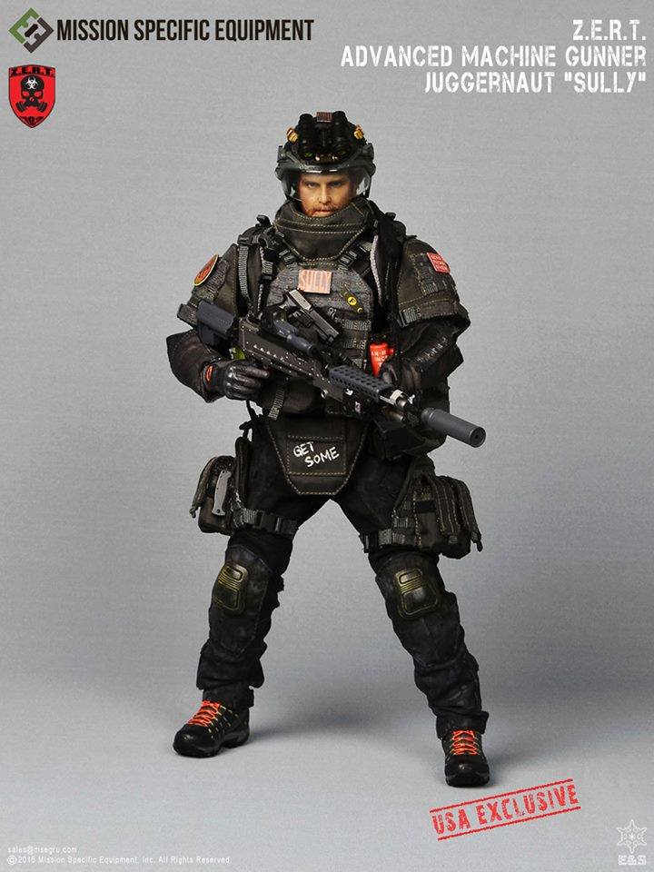 toyhaven: Easy & Simple 1/6th scale Z.E.R.T. Advanced Machine Gunner ...