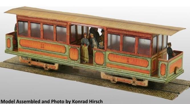 PAPERMAU: 1910`s Voiture de Tramway 912 - A Vintage Paper Modelby ...