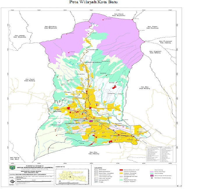 PETA KOTA Batu - KIM ANJASMORO