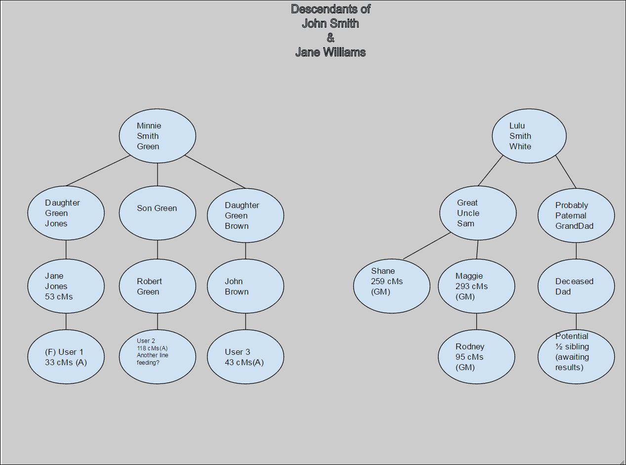 MarieB's Genealogy Blog--Southeastern USA: Visualizing relationships in ...