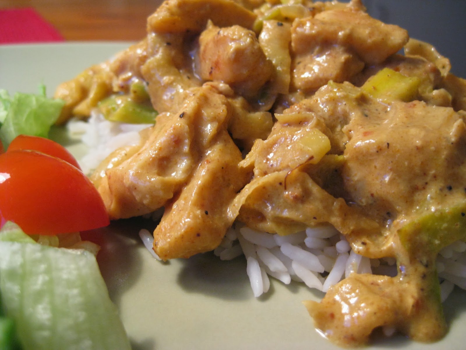 Currykyckling med ris