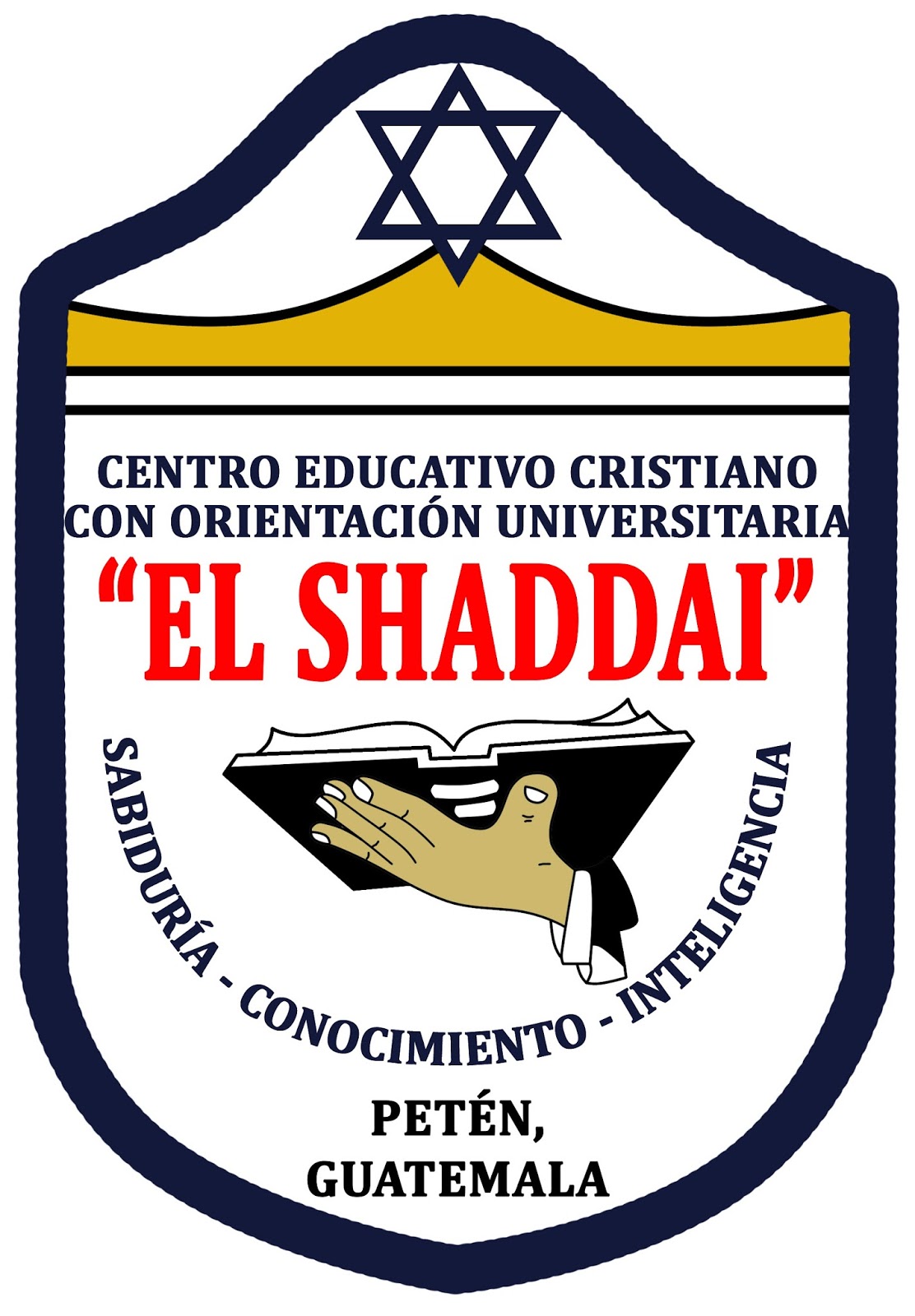 Johan Ché : LOGOTIPO COLEGIO EL SHADDAI POPTUN
