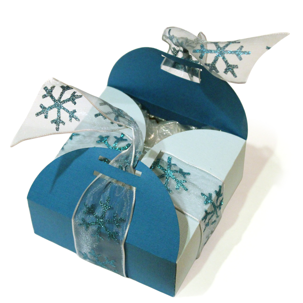 3 under 3 and more: ribbon wrapped box tutorial