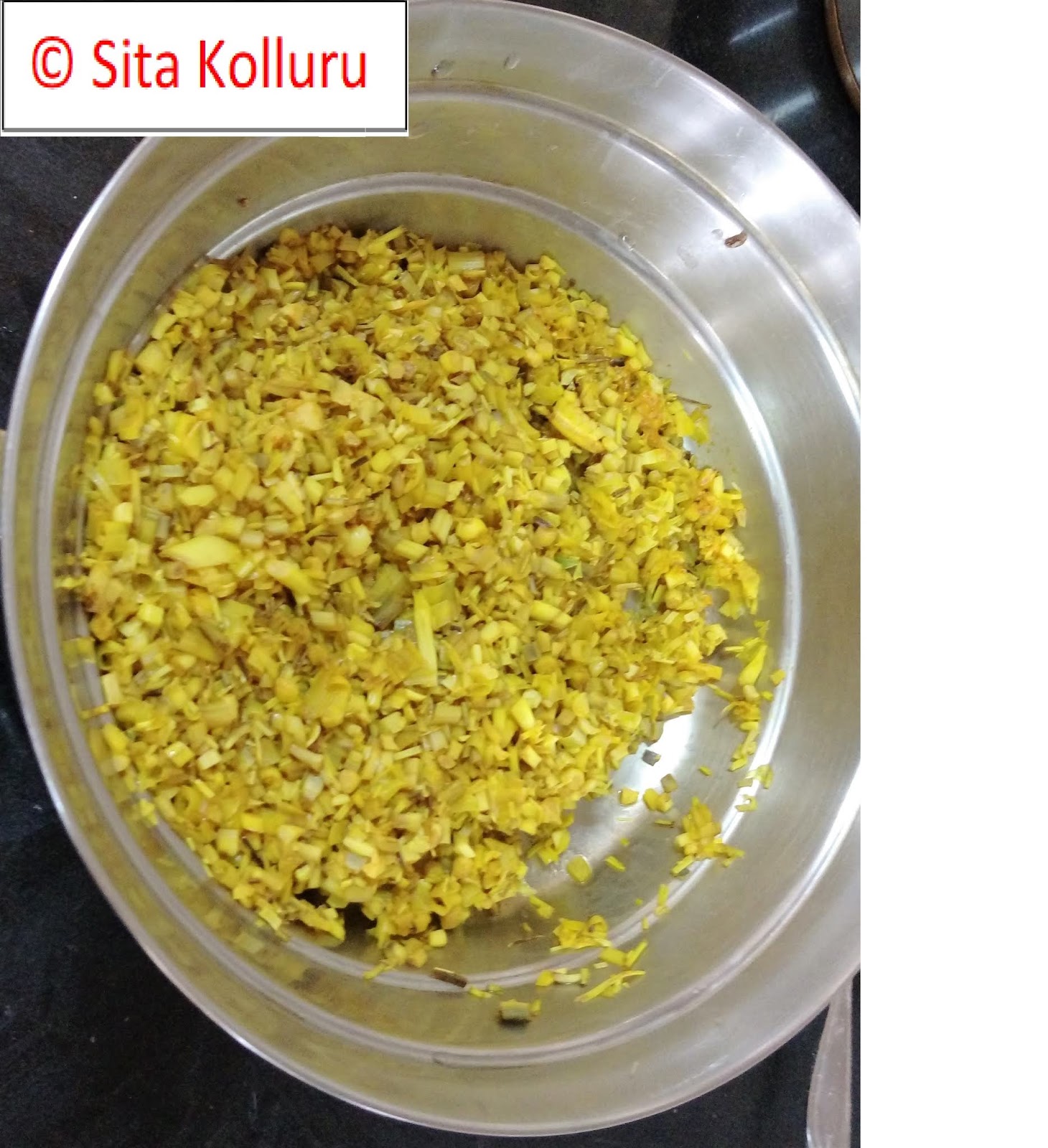 Sita's Ruchulu: Arati puvvu kura (Banana flower/plantain flower/banana ...