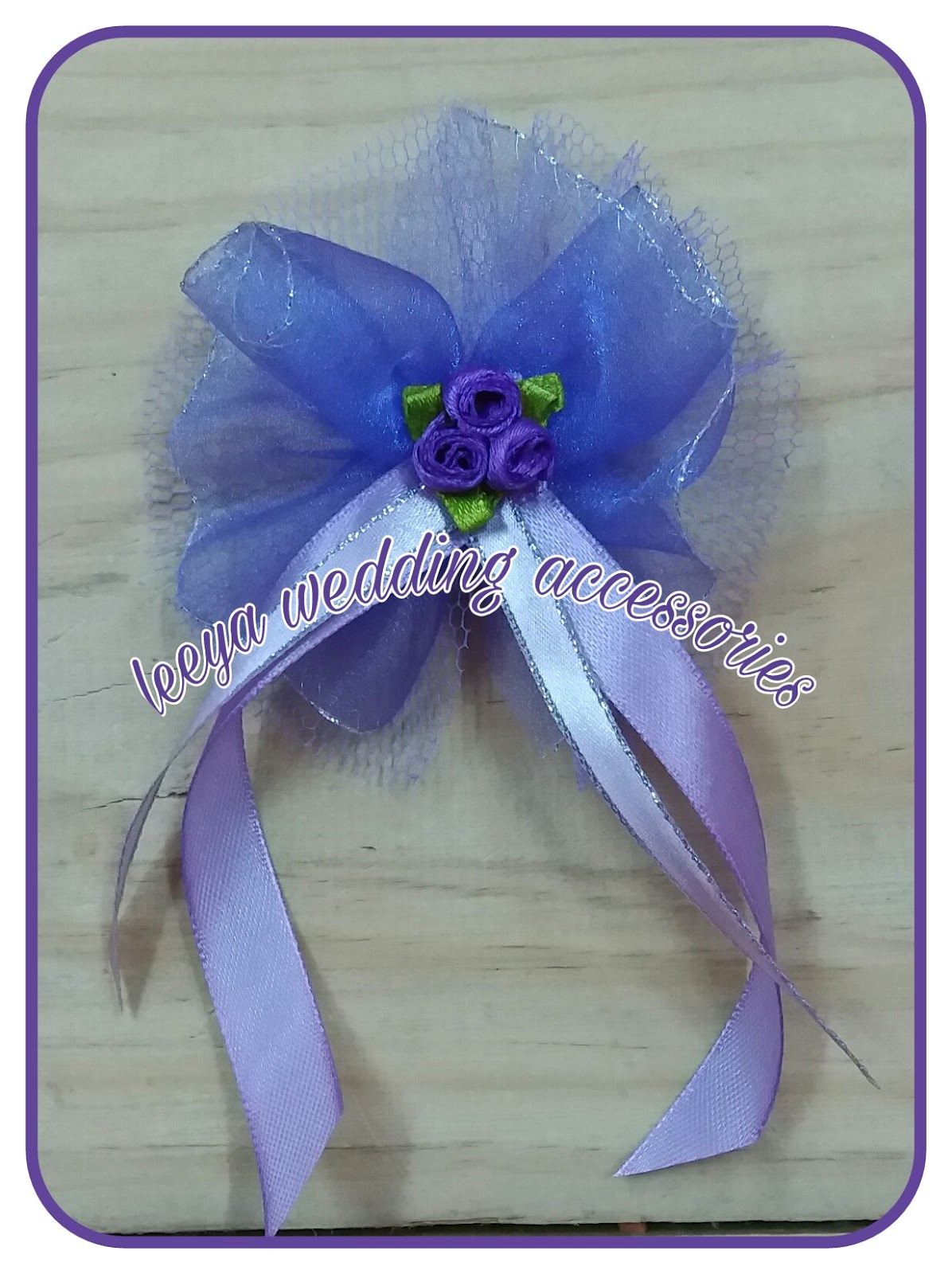 LEEYA WEDDING ACCESSORIES: BUNGA BAJU/BUNGA ROZEK ORGANZA