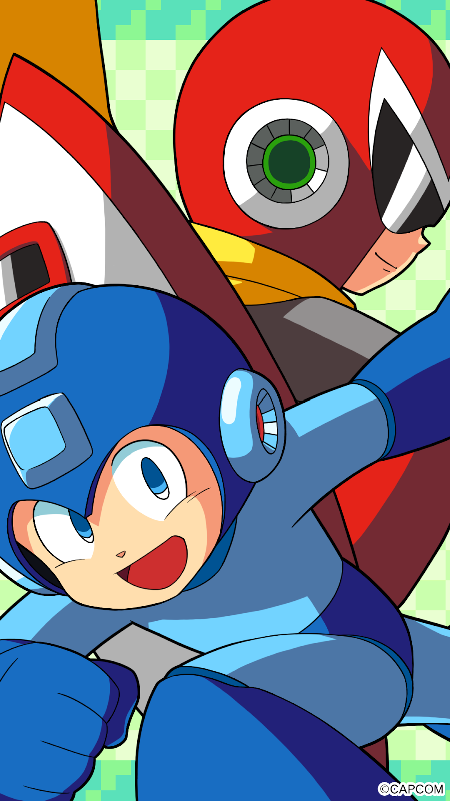 Rockman Corner: Mega Man and Proto Man Strike a Pose in New Mobile ...