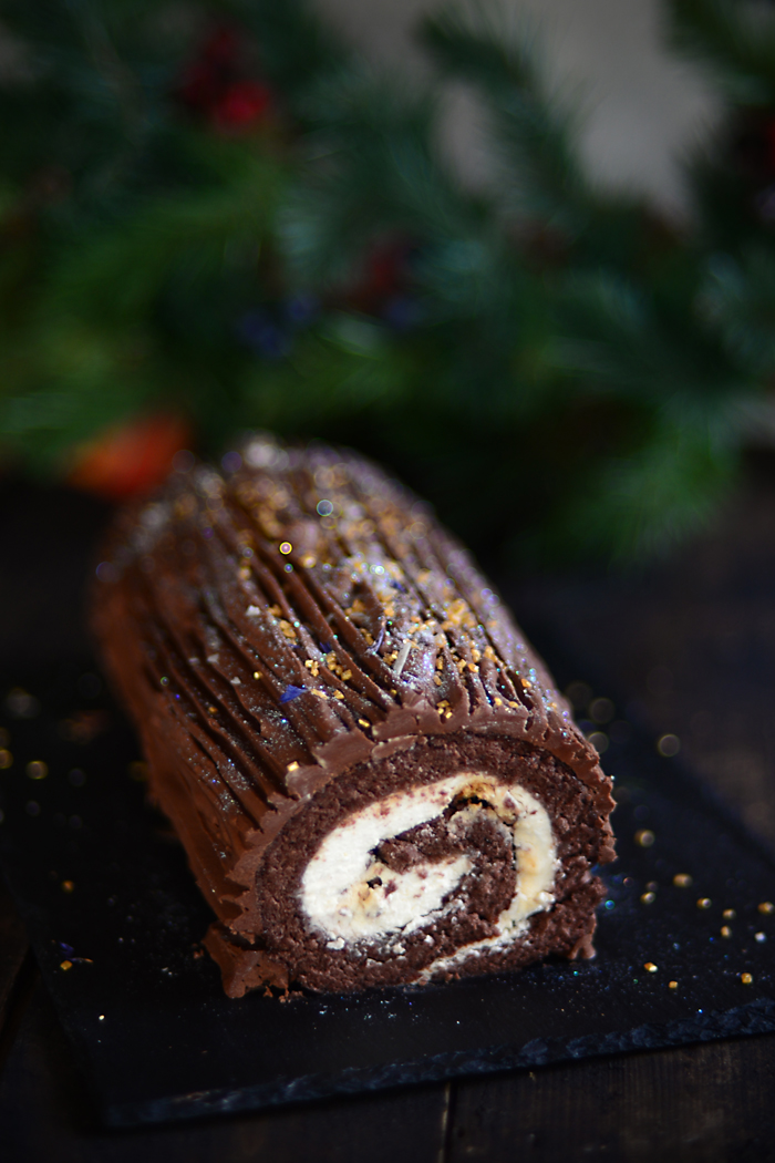 Lemon & Vanilla: Chocolate Roulade with Sweet Chestnut Purée, Honeyed ...