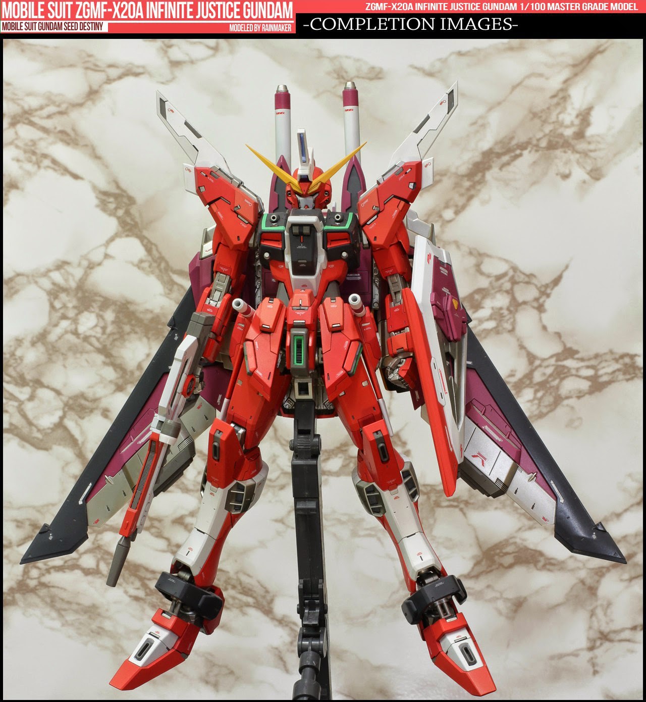 Custom Build: MG 1/100 Infinite Justice Gundam "Improved"