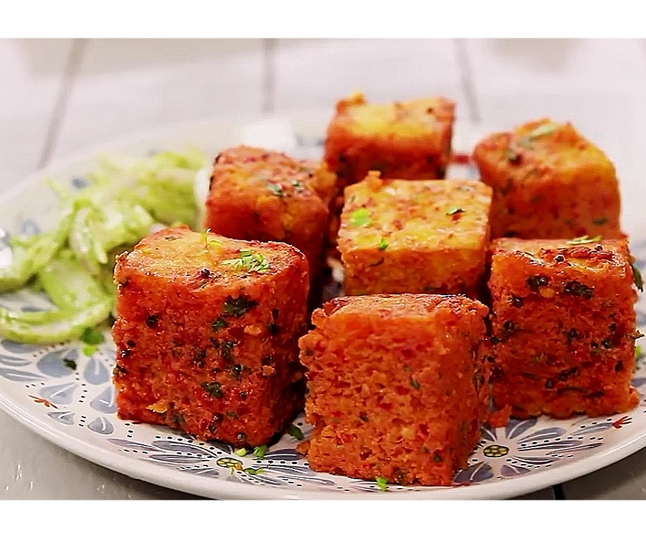 How to make Tandoori Dhokla at Home | Step by Step Recipe ...