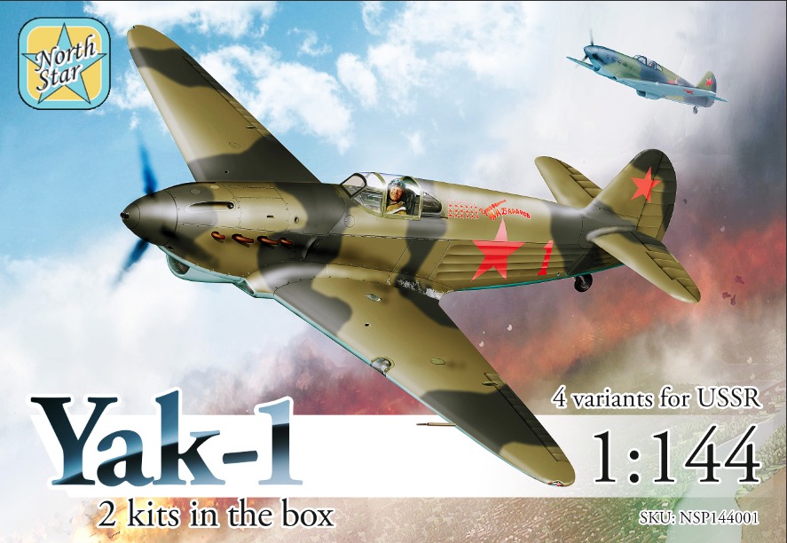 Kampfgruppe 1/144: 1/144 Yak-1 (2 kits in 1) from Northstar