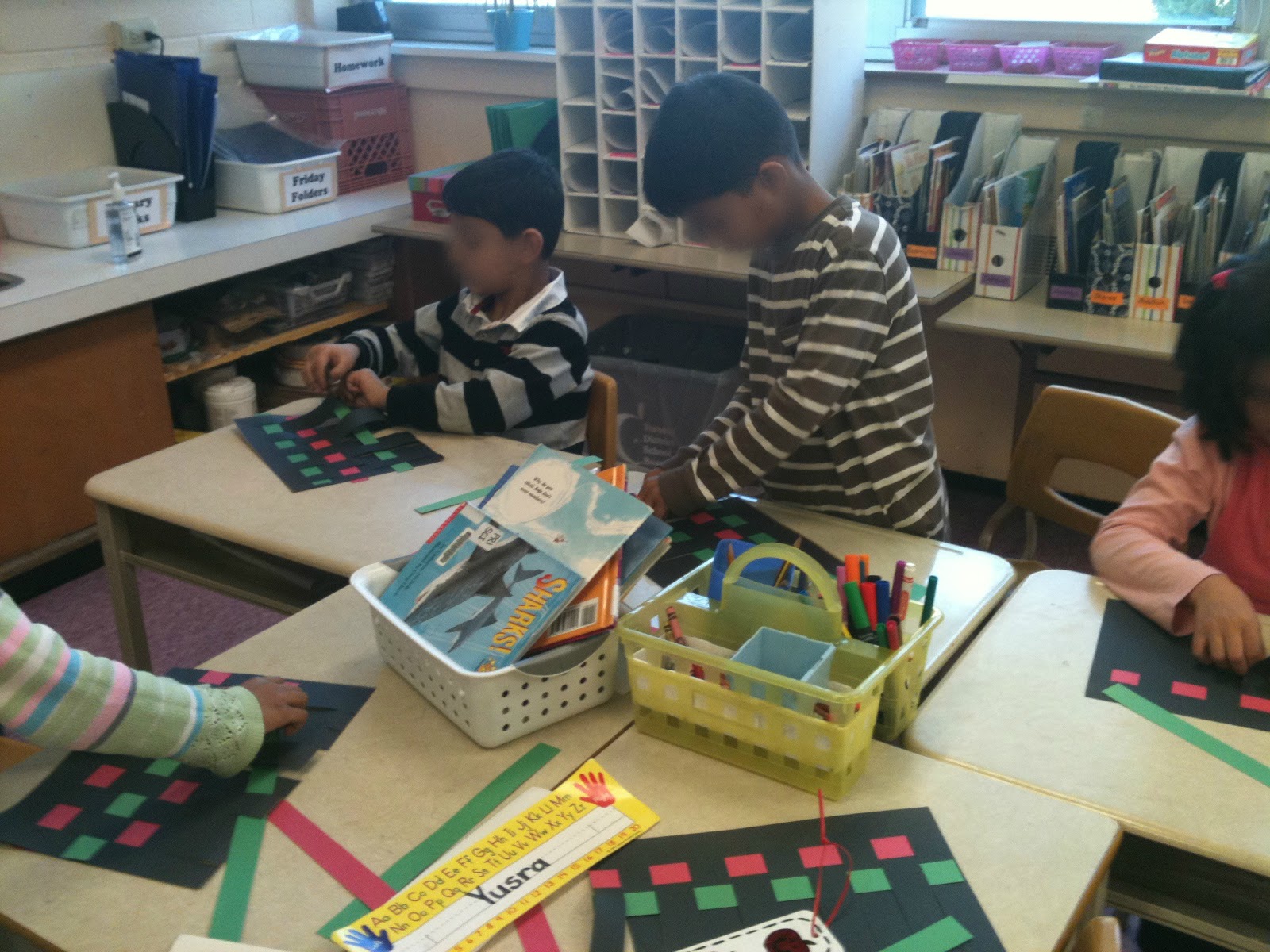 Ms. Humphries' Grade 2 Class: Mkeka Mats for Kwanzaa!