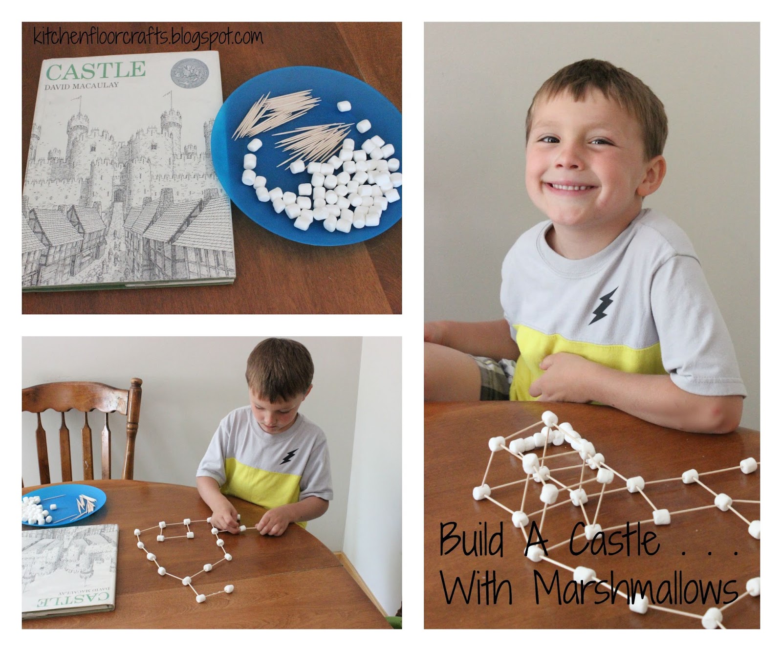 Kitchen Floor Crafts: Castle Week (Simple Summer Theme Week #4)