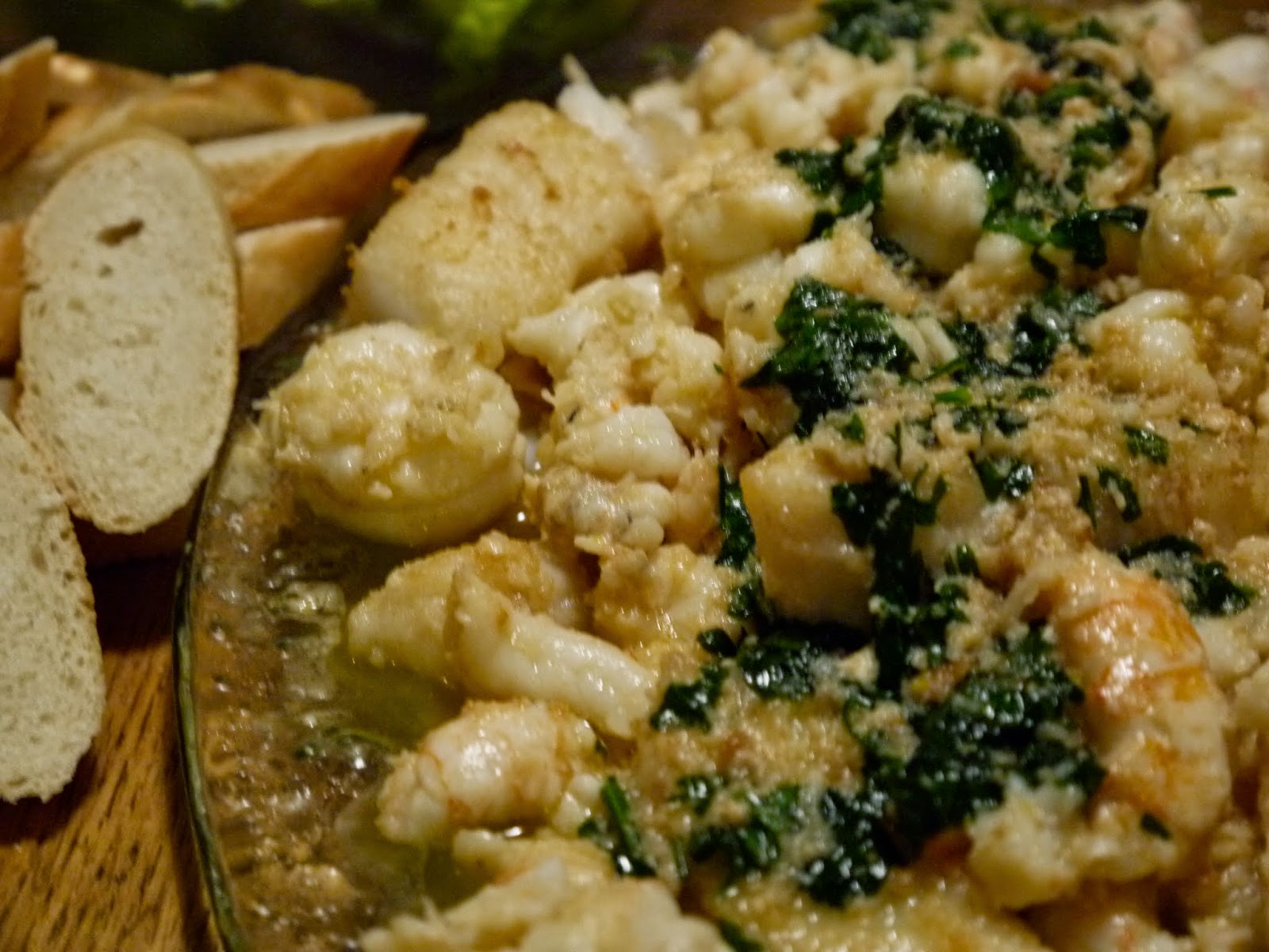 Saltfiskur með humarhölum