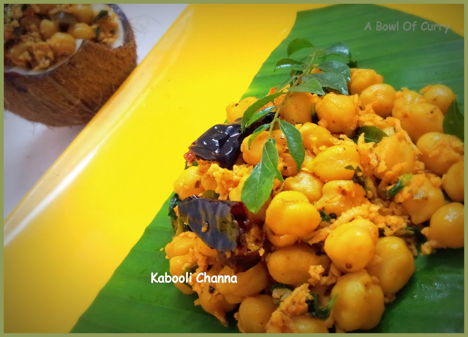 A Bowl Of Curry: Kabooli Channa