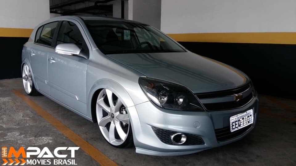 Vectra gt rebaixado com rodas santorini aro 20 fixa - Impact-Movies Brasil
