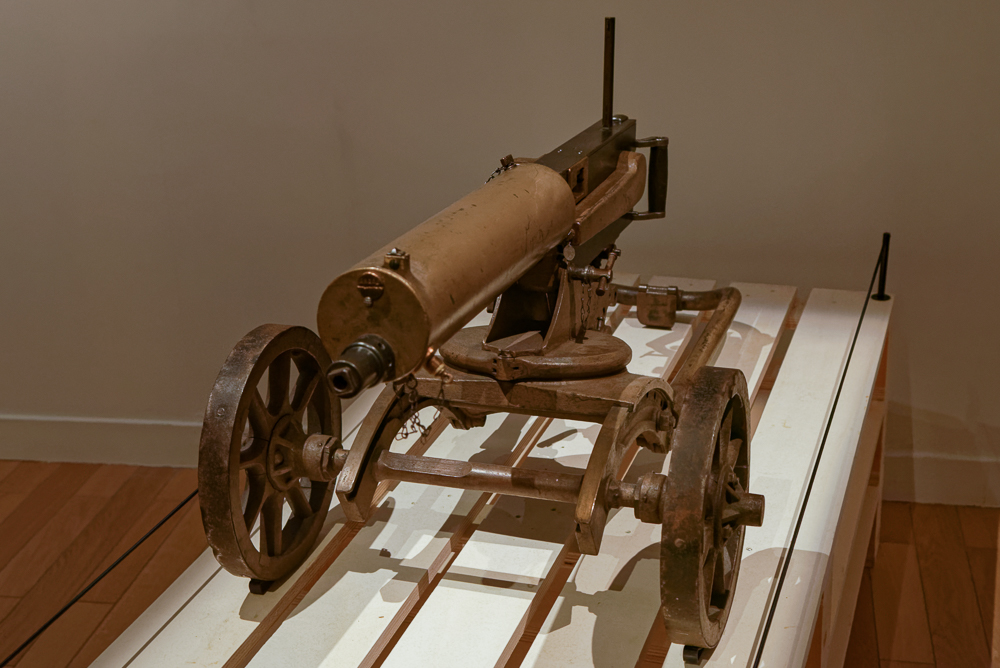 La Ca Nha de Dien Cai Dau: Mitrailleuse Maxim PM 1910