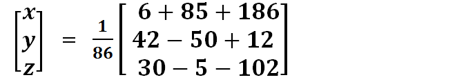 HOW TO SOLVE LINEAR EQUATIONS OF THREE VARIABLES BY MATRIX METHOD ...
