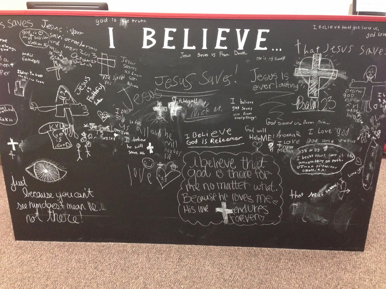 VCC Kids: Worship Response Stations: Wall of Belief