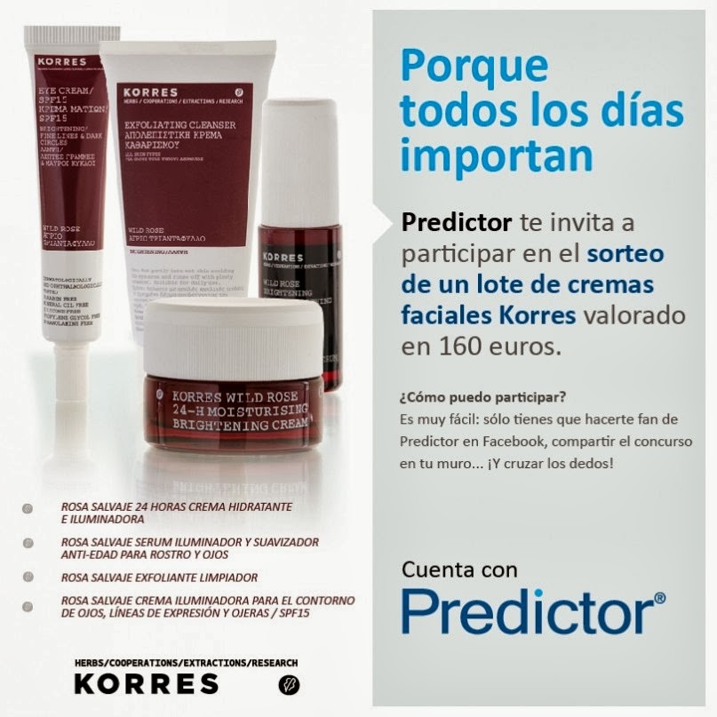 Gana un lote de cremas Korres con Predictor