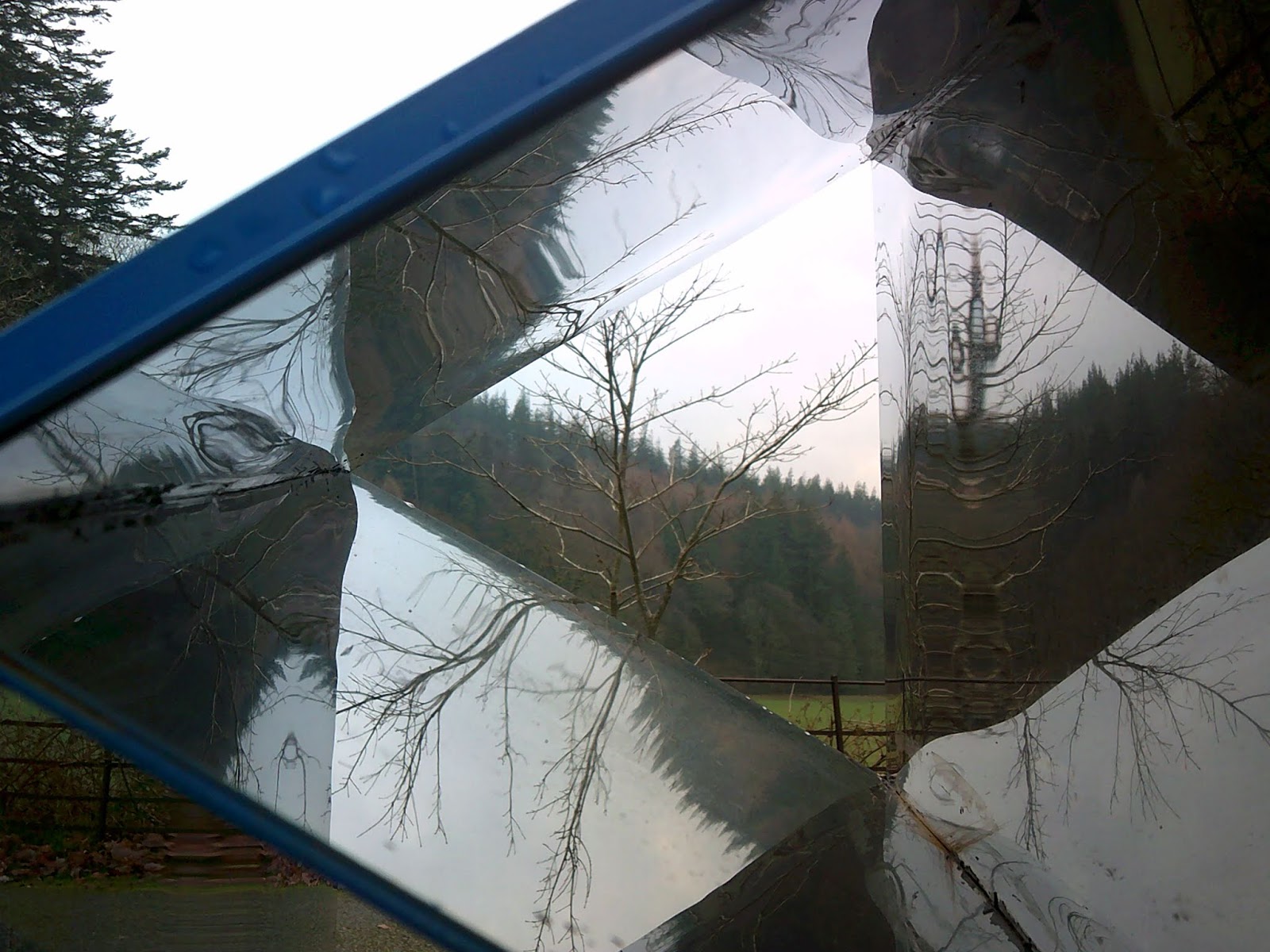 wigton physics: Big kaleidoscope installation in Grizedale Forest