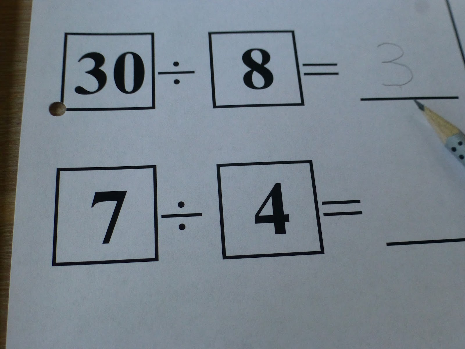 Family FECS: Montessori Activity: Division Board - Dynamic Division ...